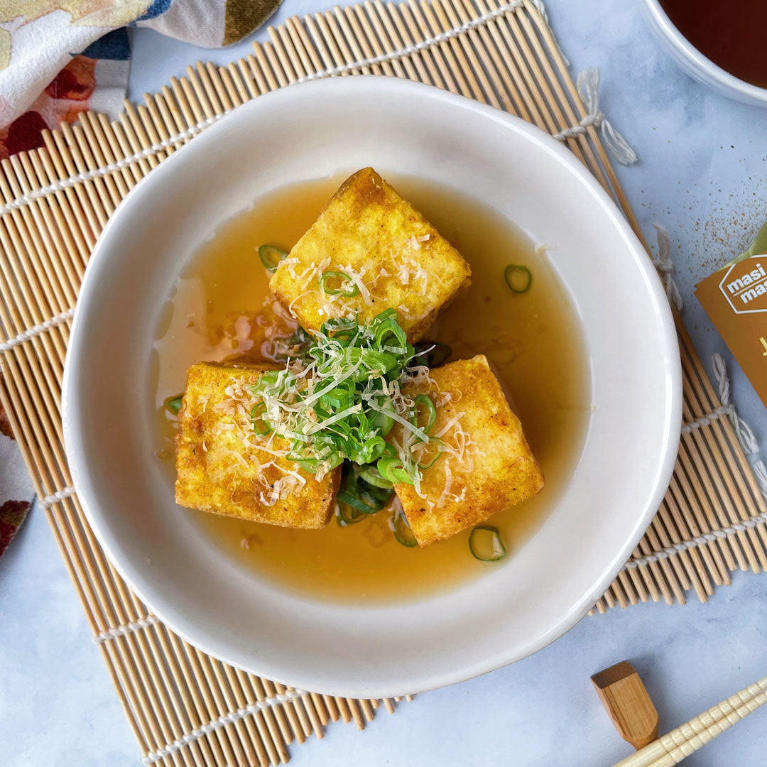 Agedashi Tofu with a Japanese Curry Twist - Spice Without Borders
